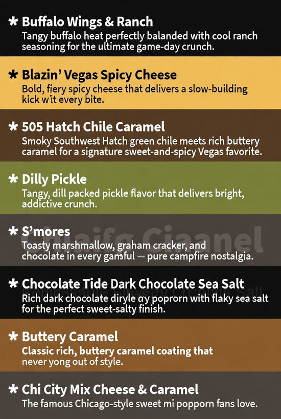 Must try popcorn flavors and hottest trends 2026 – Popped Las Vegas